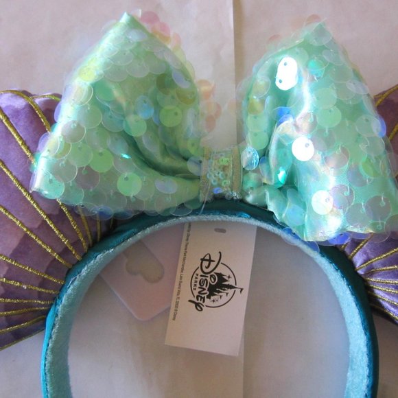 Disney | Accessories | Disney Park Minnie Mermaid Hair Dont Care Sea ...
